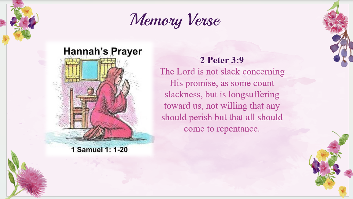 Hannah Women of Patience- May 12, 2024 - Revival Waves of Christ